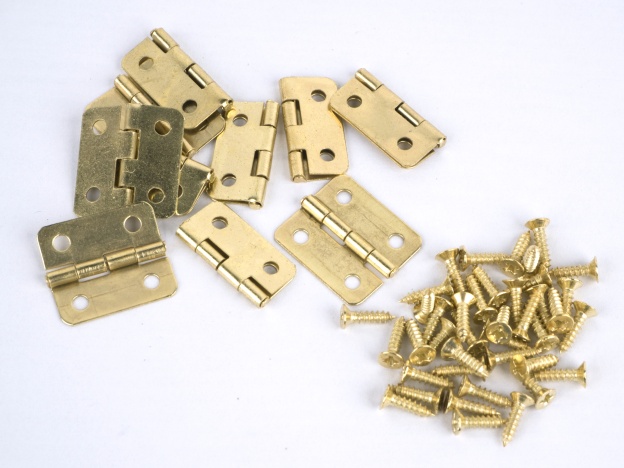 10 Mini - Scharniere 18x16 mm inkl. Schrauben für Schatullen Möbel | eBay